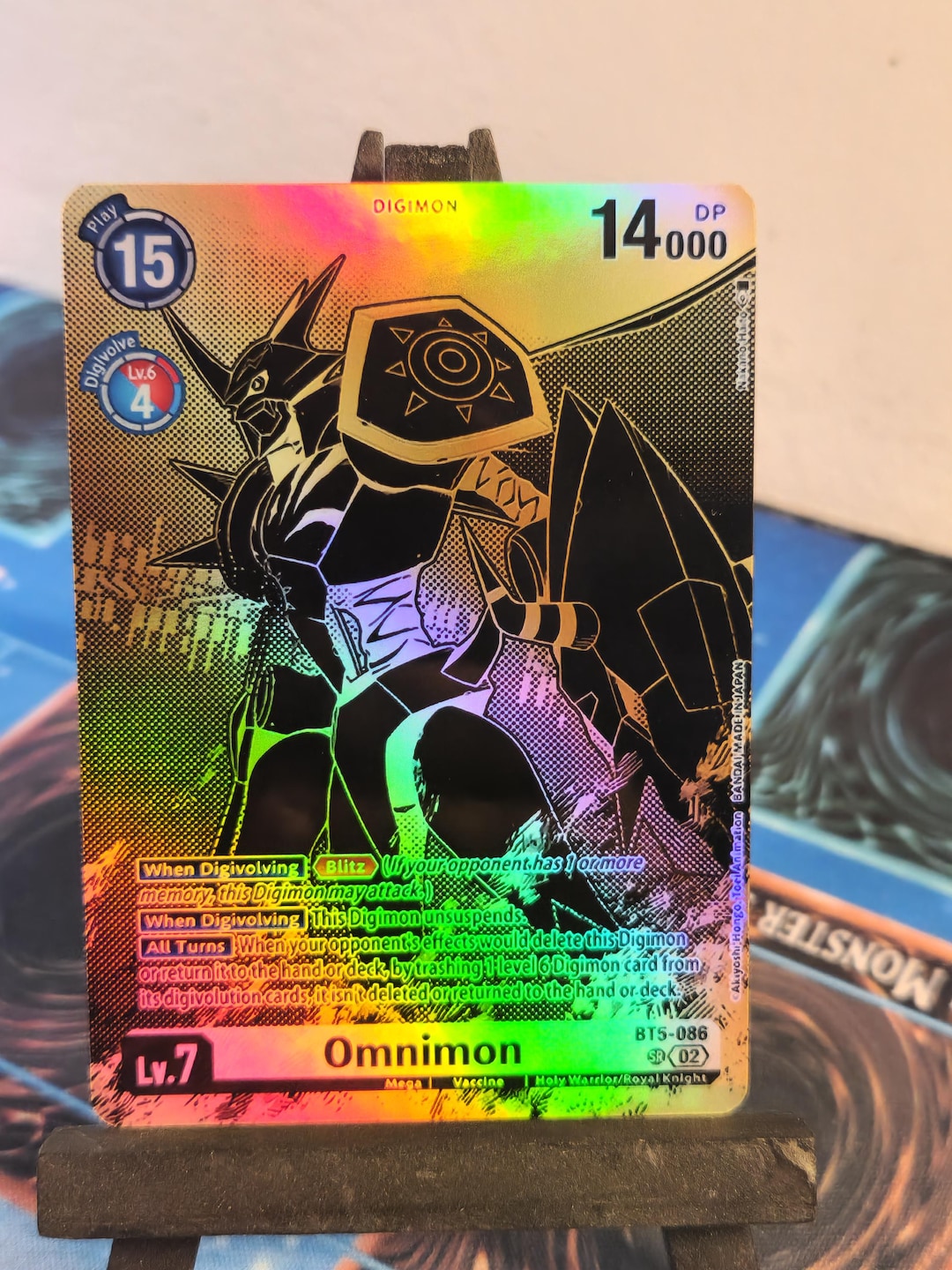 Omnimon Tamer Evolution Box Alt Art Bt5-086 Digimon Proxy - Etsy