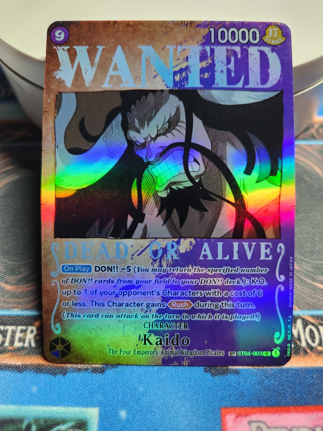 Kaido Wanted Poster St04-003 One Piece Proxy - Etsy Australia