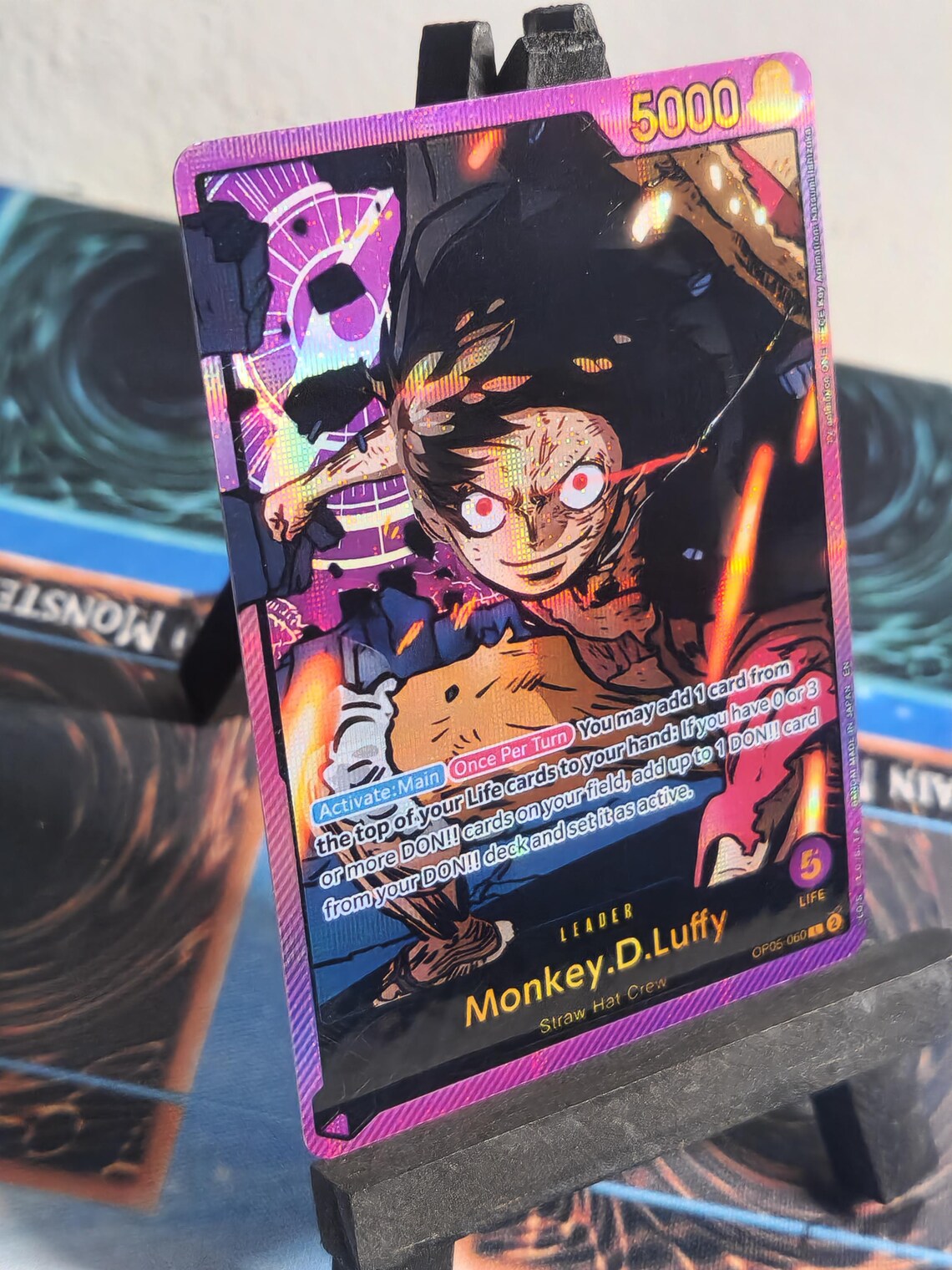 Monkey D Luffy Leader EB02 Alt Art OP05-060 One Piece Proxy - Etsy