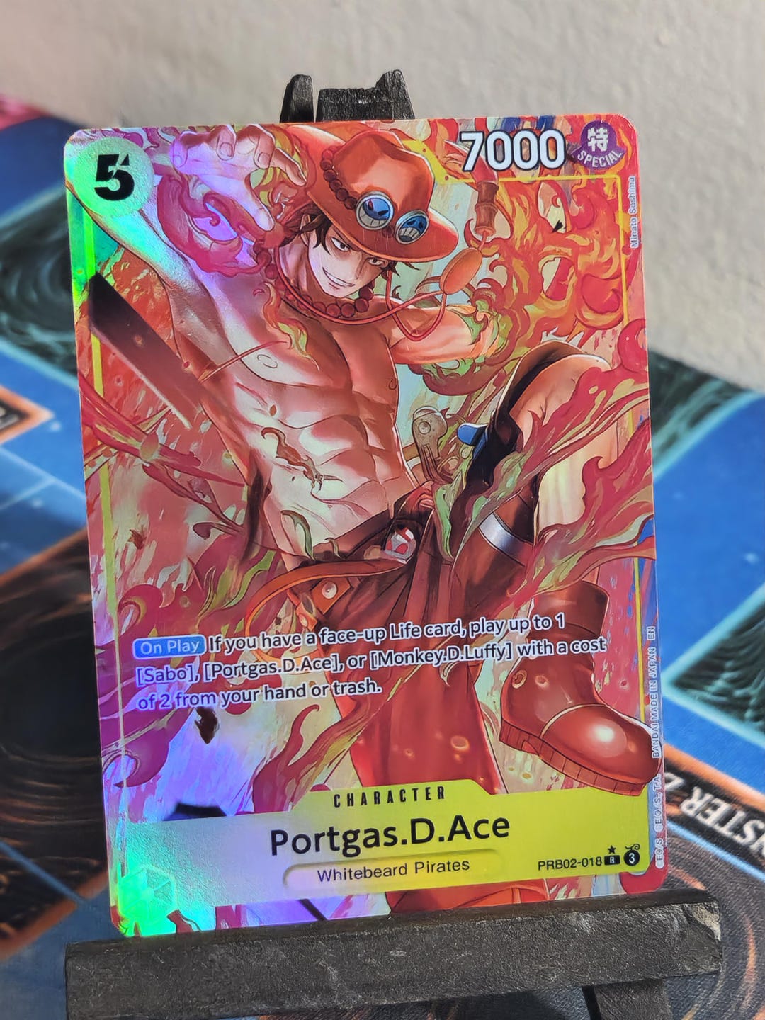 Portgas D Ace Alt Art PRB02-018 One Piece Proxy - Etsy