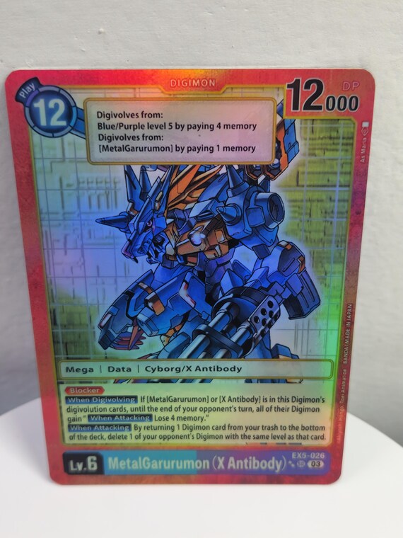 Digimon Metalgarurumon X