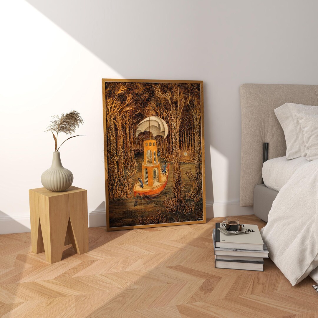 Surreal Painting by Remedios Varo Printed on Premium Matte Paper, the ...