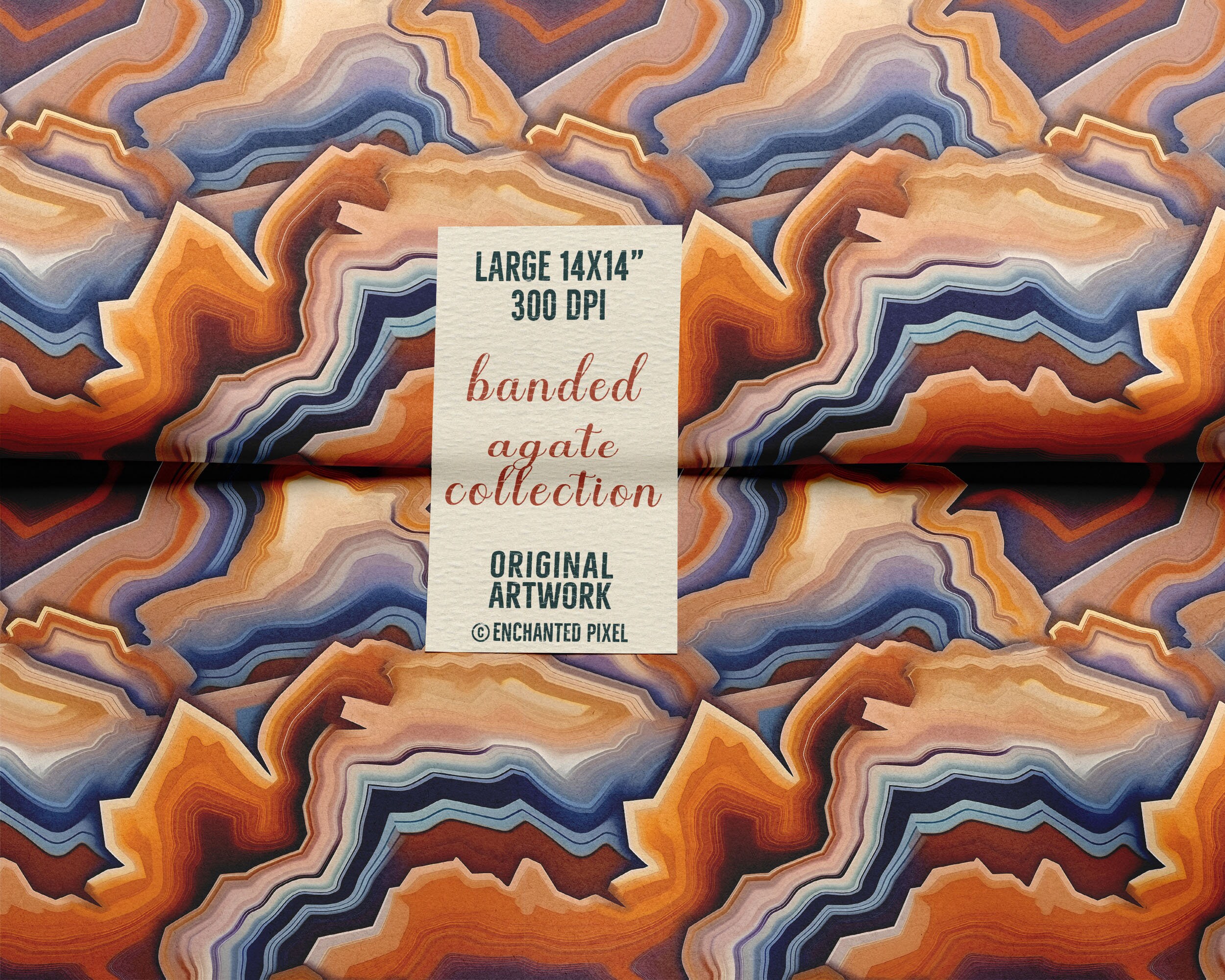 Banded Agate Inspired Digital Paper Seamless Repeating Background for ...