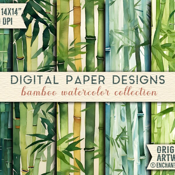 Bamboo and Paper - Etsy