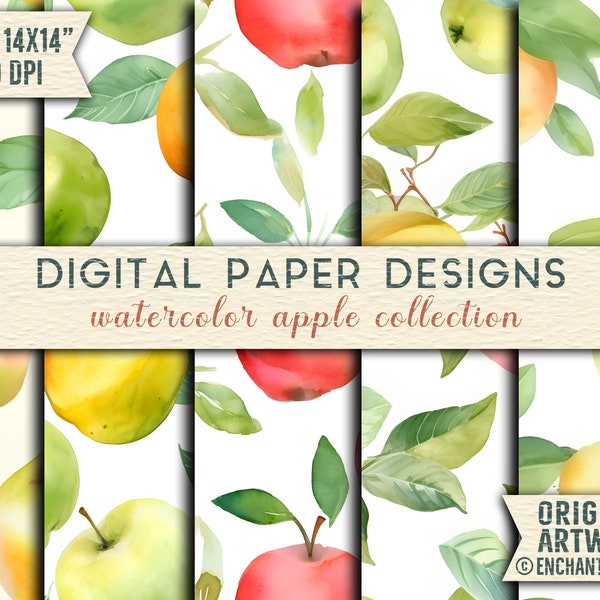 Apple Digital Paper - Etsy