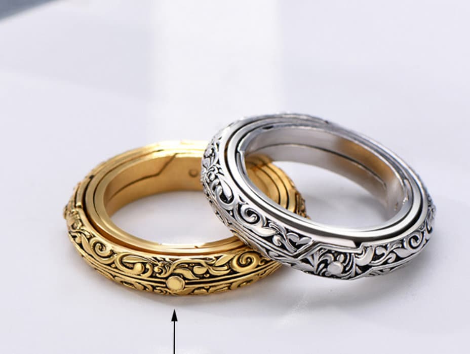 Astrology Ring, Spinner Ring, Astrology Pendant, Antistress Ring ...