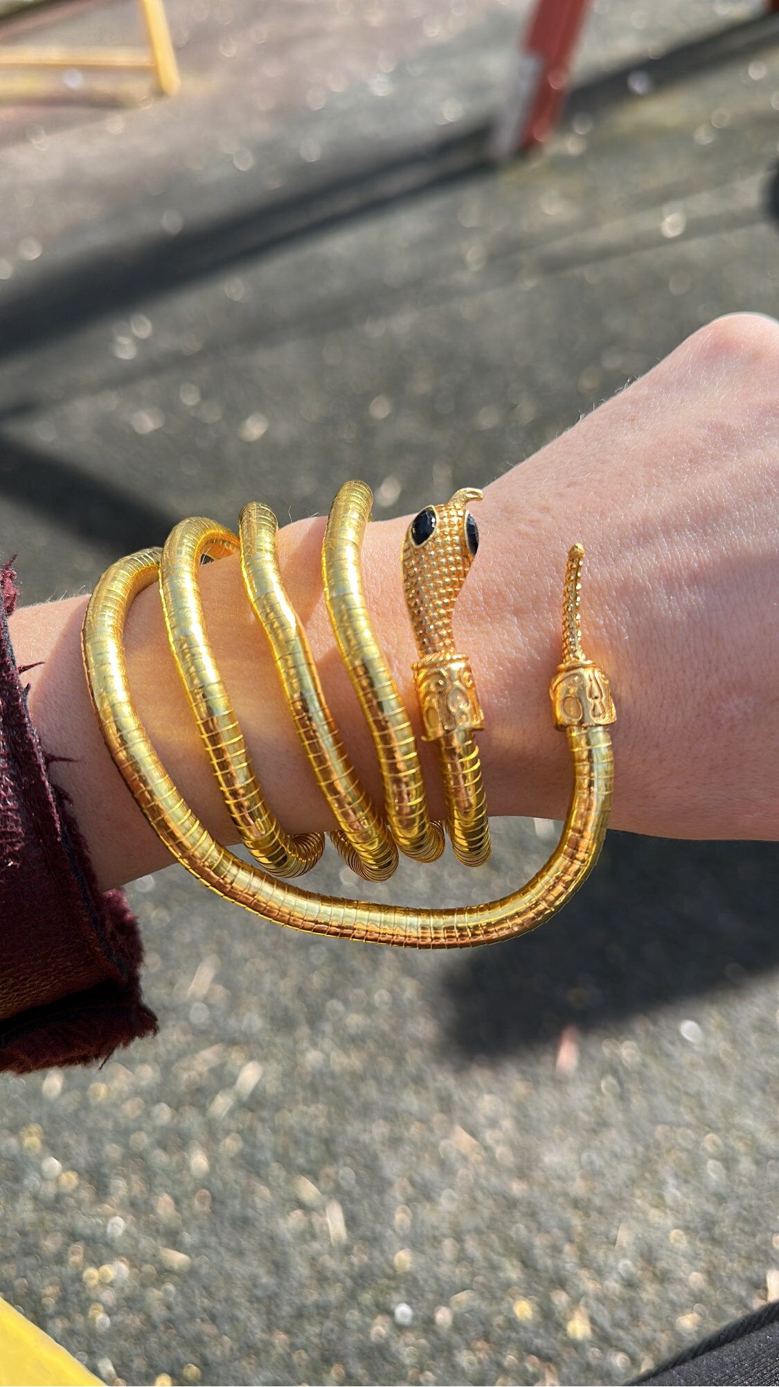 Snake Necklace, Gold Snake Necklace, Silver Snake Necklace, Statement ...