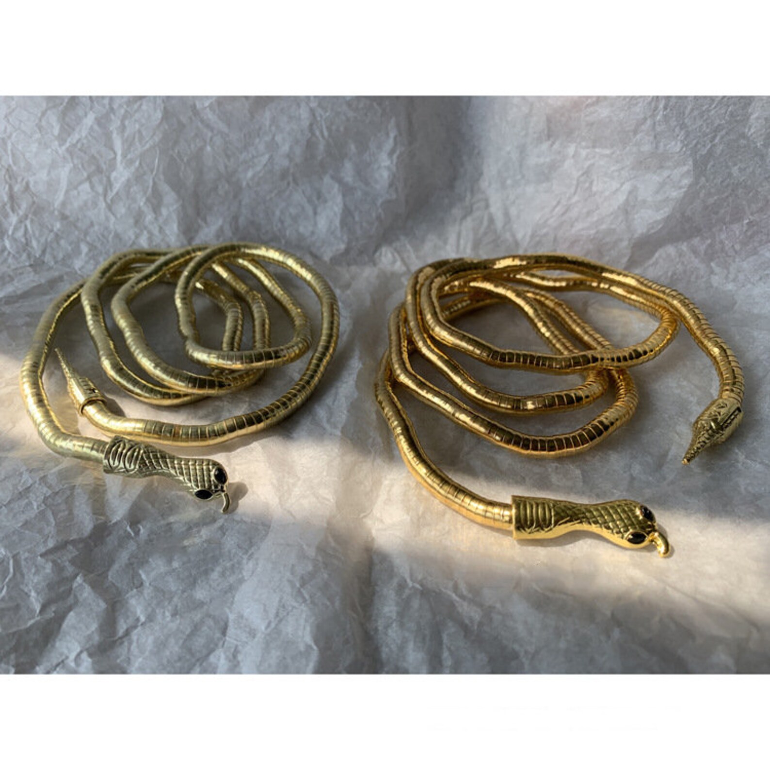 Snake Necklace, Gold Snake Necklace, Silver Snake Necklace, Statement ...