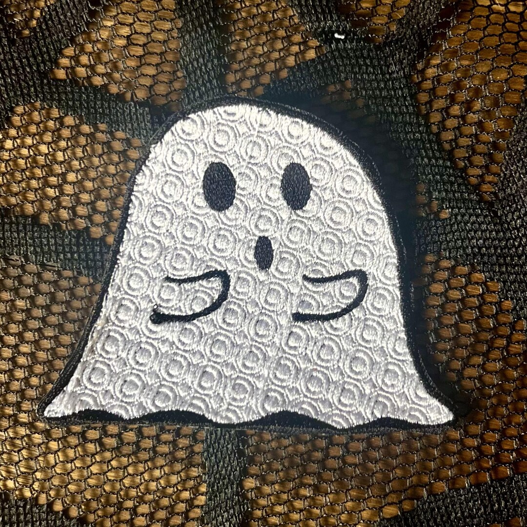 Ghost Iron on Patch - Etsy