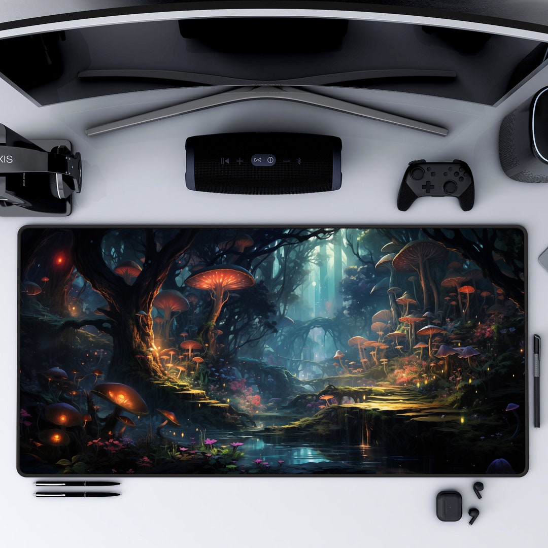 Fantasy Fairy Forest Desk Mat Mouse Pad Also Great for Crafting or a ...