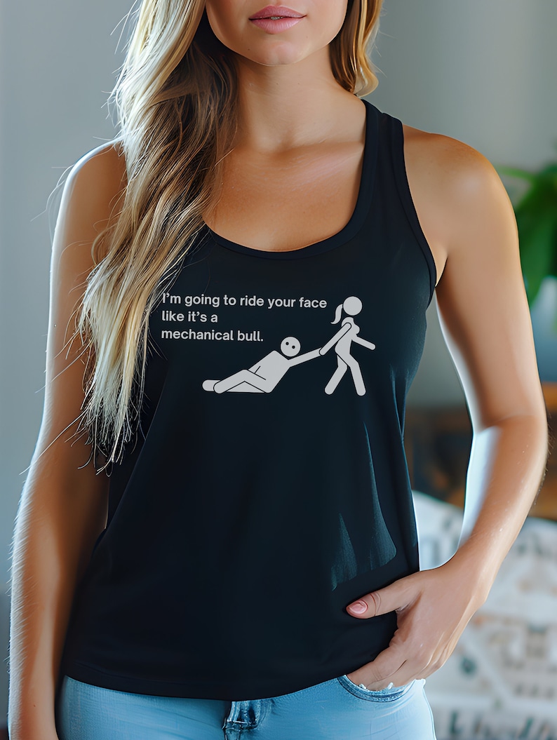 I'm Going to Ride Your Face - Women's Ideal Racerback Tank ...