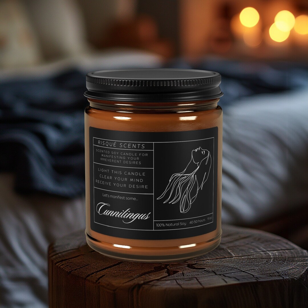 Sexy Candle Manifest Cunnilingus Candle Lick My Pussy Scented Soy ...