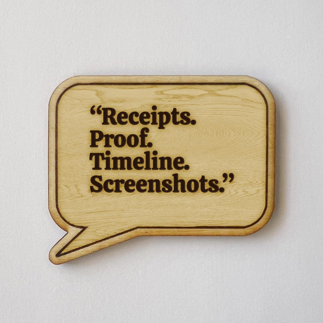 TV Show Quote "receipts. Proof. Timeline. Screenshots." Funny Quotes ...