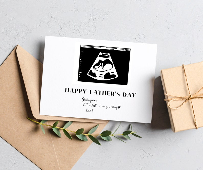 Expectant Daddy Card - Fathers Day Card From the Bump, Printable Gifts ...