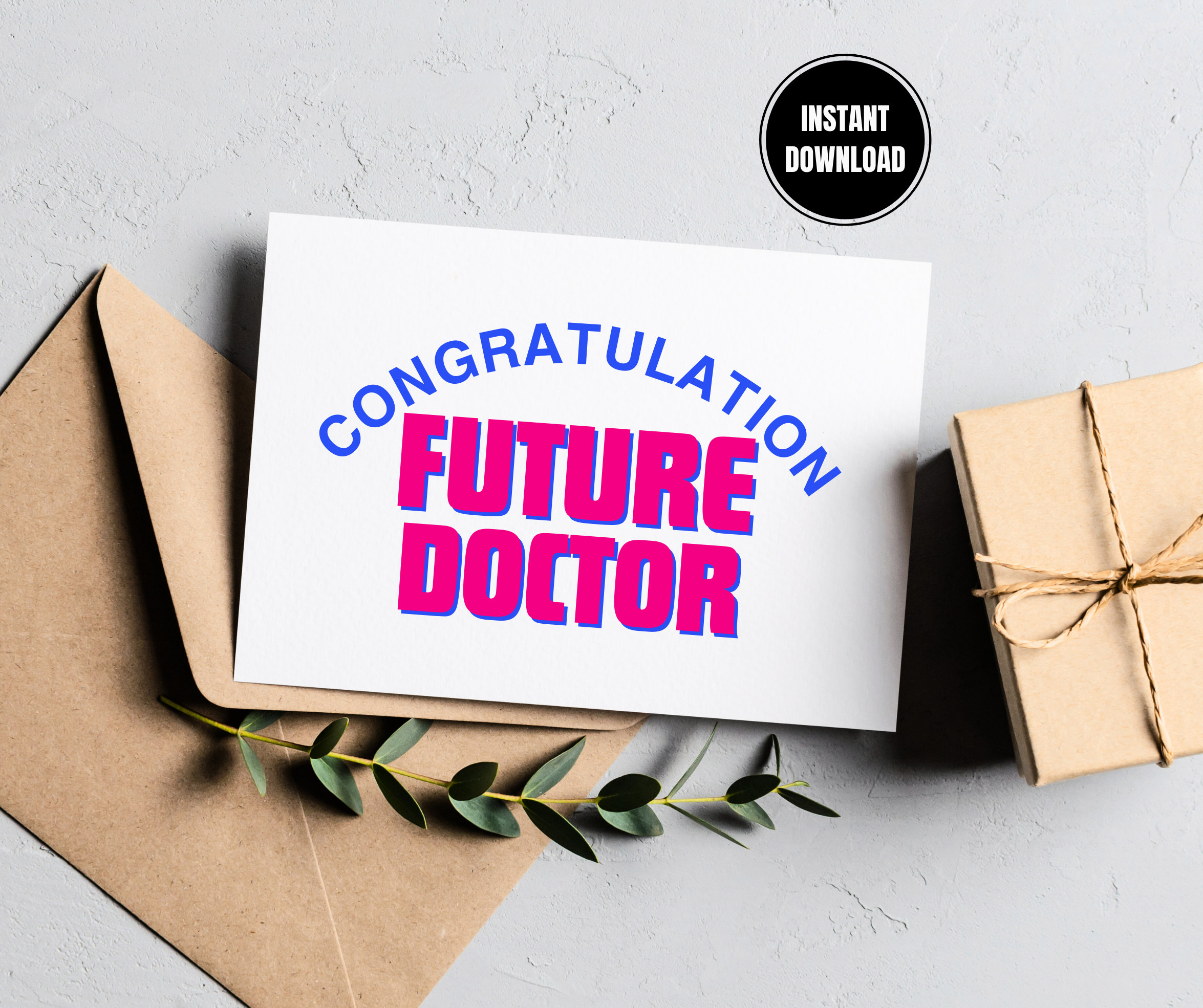 Congratulation Future Doctor Greeting Card, Congrats for Med Student Become a Doctor, Pre Med ...
