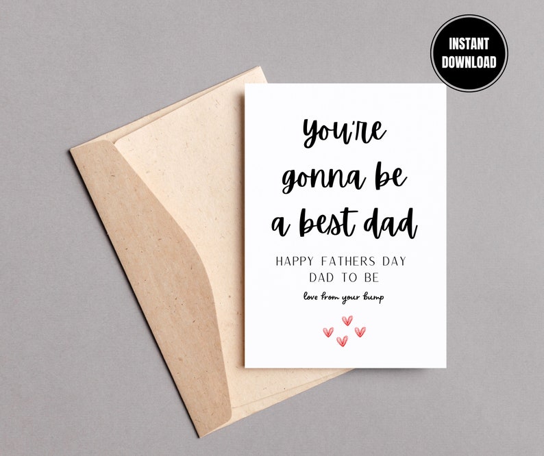 Future Dad Fathers Day Gift, Card for Dad to Be, Pregnancy Gift for ...