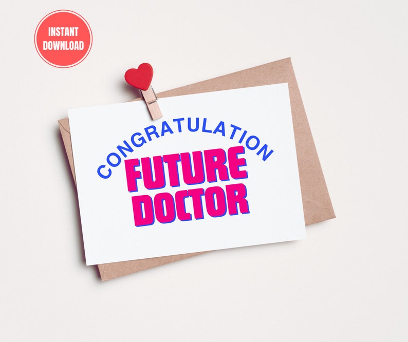 Congratulation Future Doctor Greeting Card, Congrats for Med Student ...