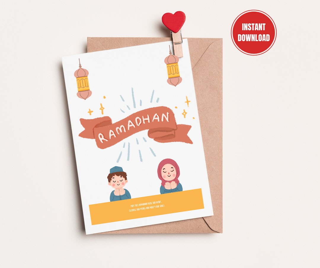 Ramadan Mubarak Cards, Ramadhan Greeting Cards, Fasting Greeting Card ...