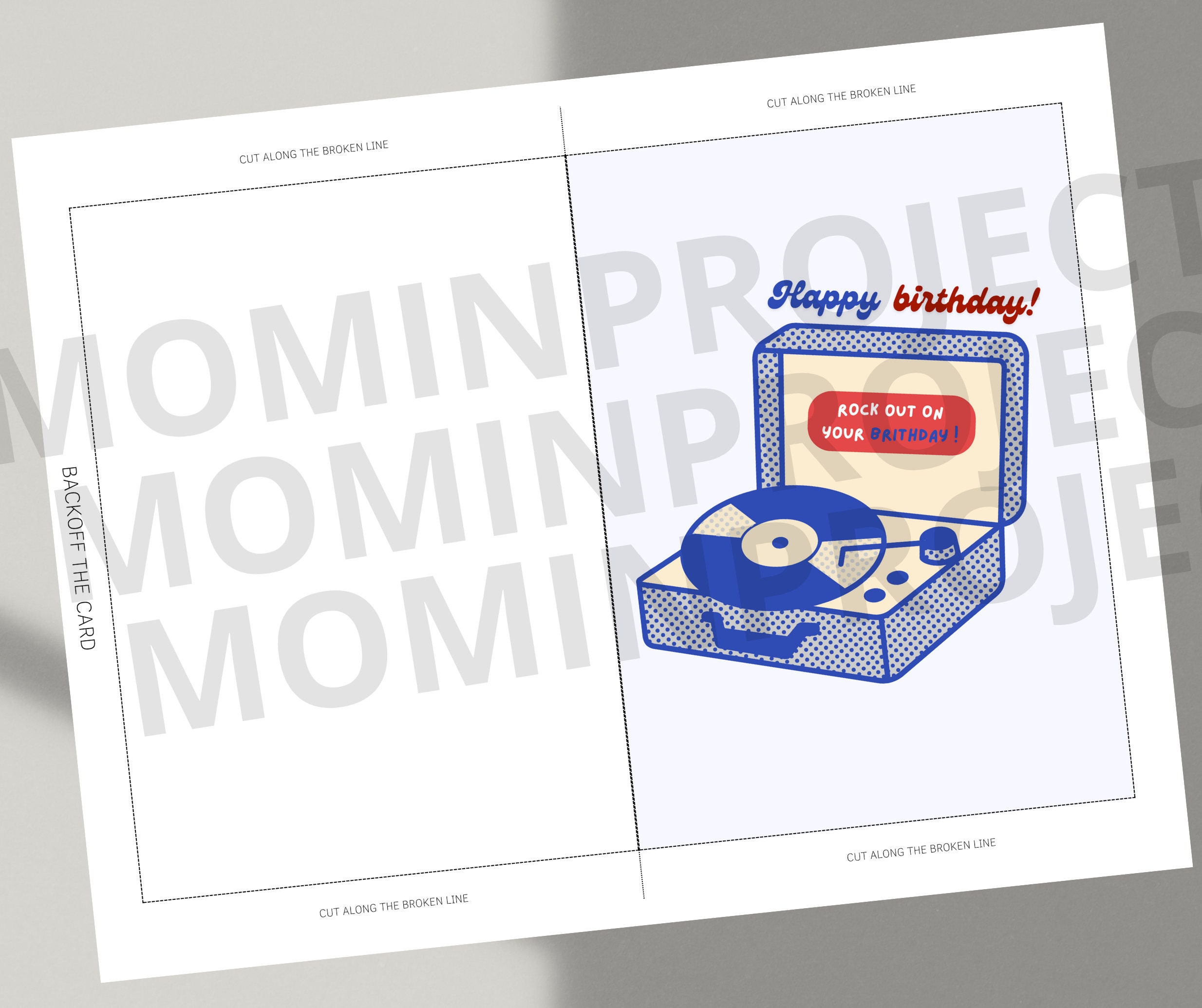 Happy Birthday Card, Gift Card for Music and Viny Record Fans, Oldies ...