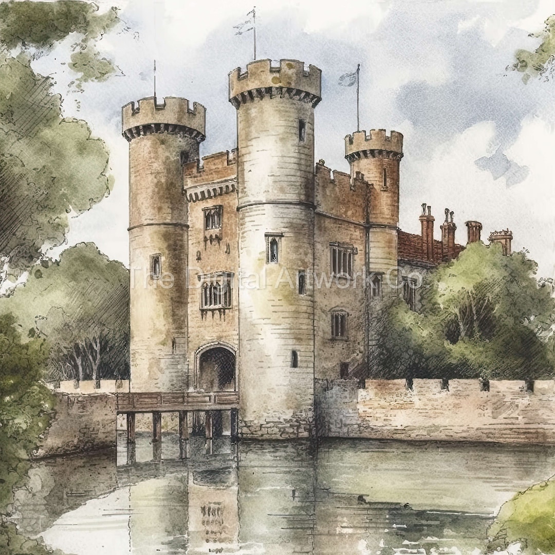 12 High Quality Designs of Castles Clip Art 12 Jpgs - Digital, Download ...