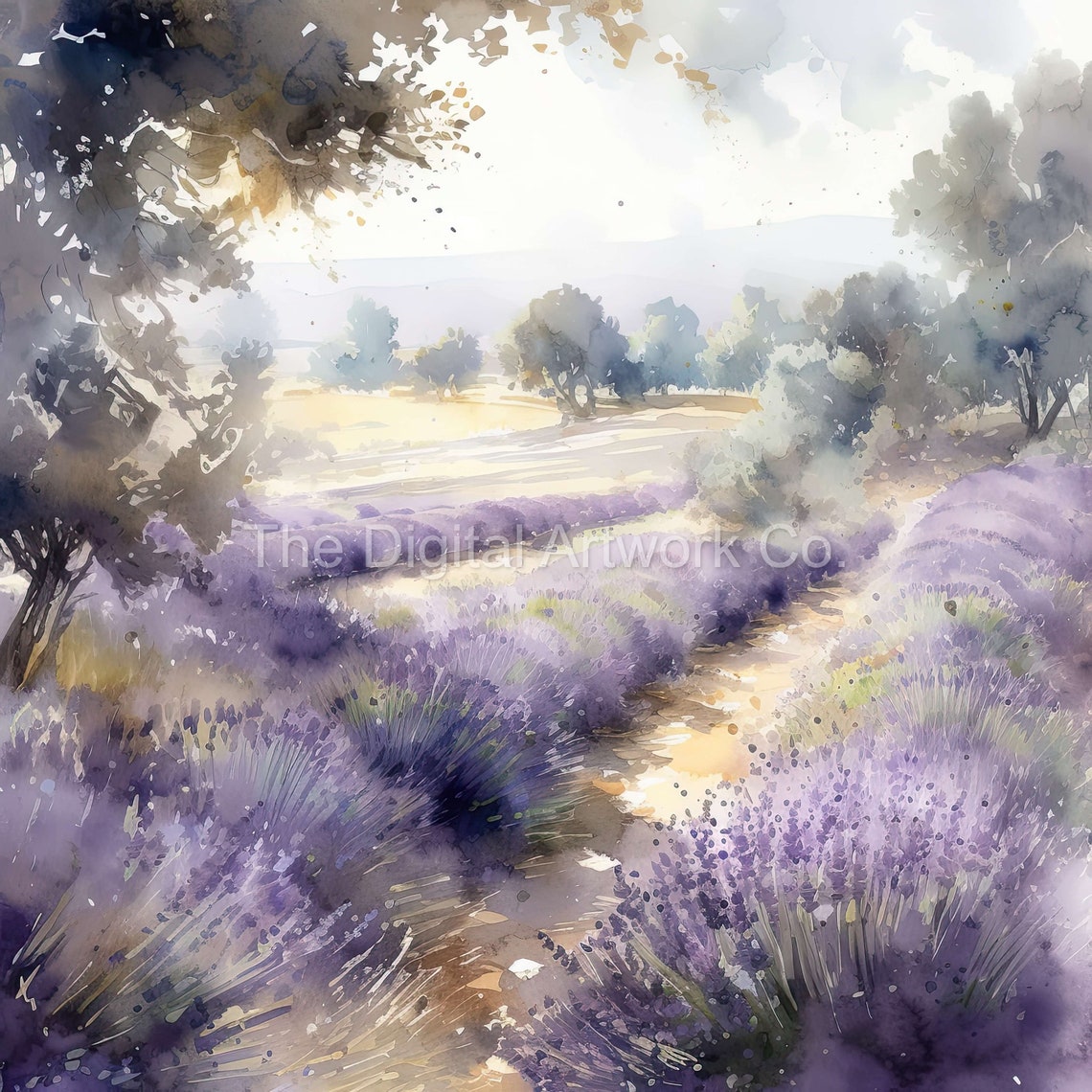 12 Lavender Meadows Backgrounds High Quality Jpgs Digital - Etsy UK