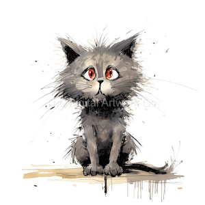 20 High Quality Designs of Crazy Cats Clip Art 20 Jpgs - Digital Print ...