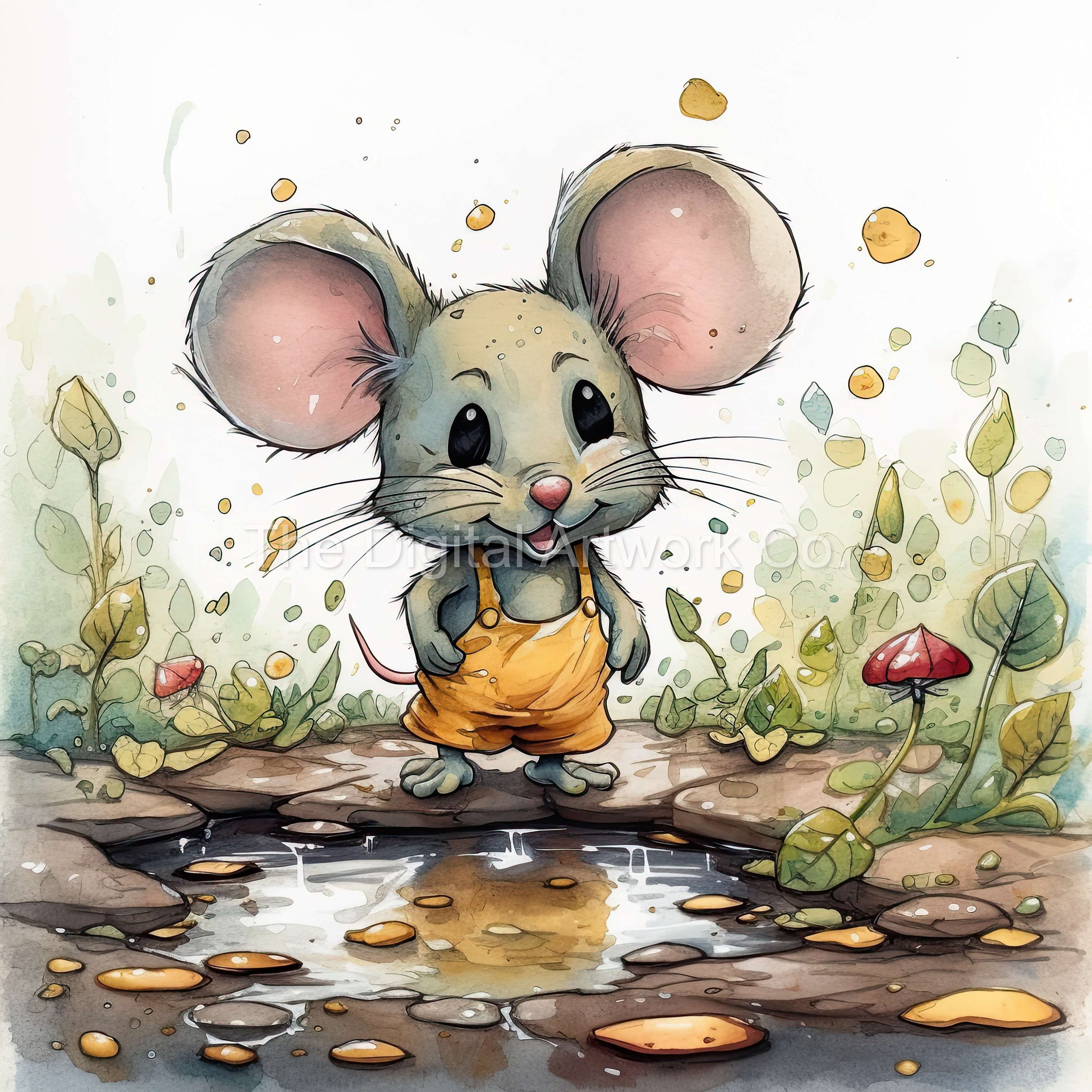 12 High Quality Designs of Cute Mice Clip Art 12 Jpgs - Etsy