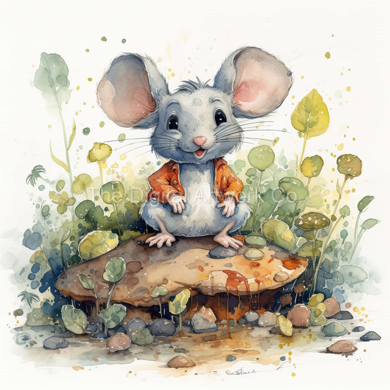 12 High Quality Designs of Cute Mice Clip Art 12 Jpgs - Etsy