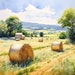 12 High Quality Designs of Summer Hay Bales Backgrounds Jpgs Digital ...