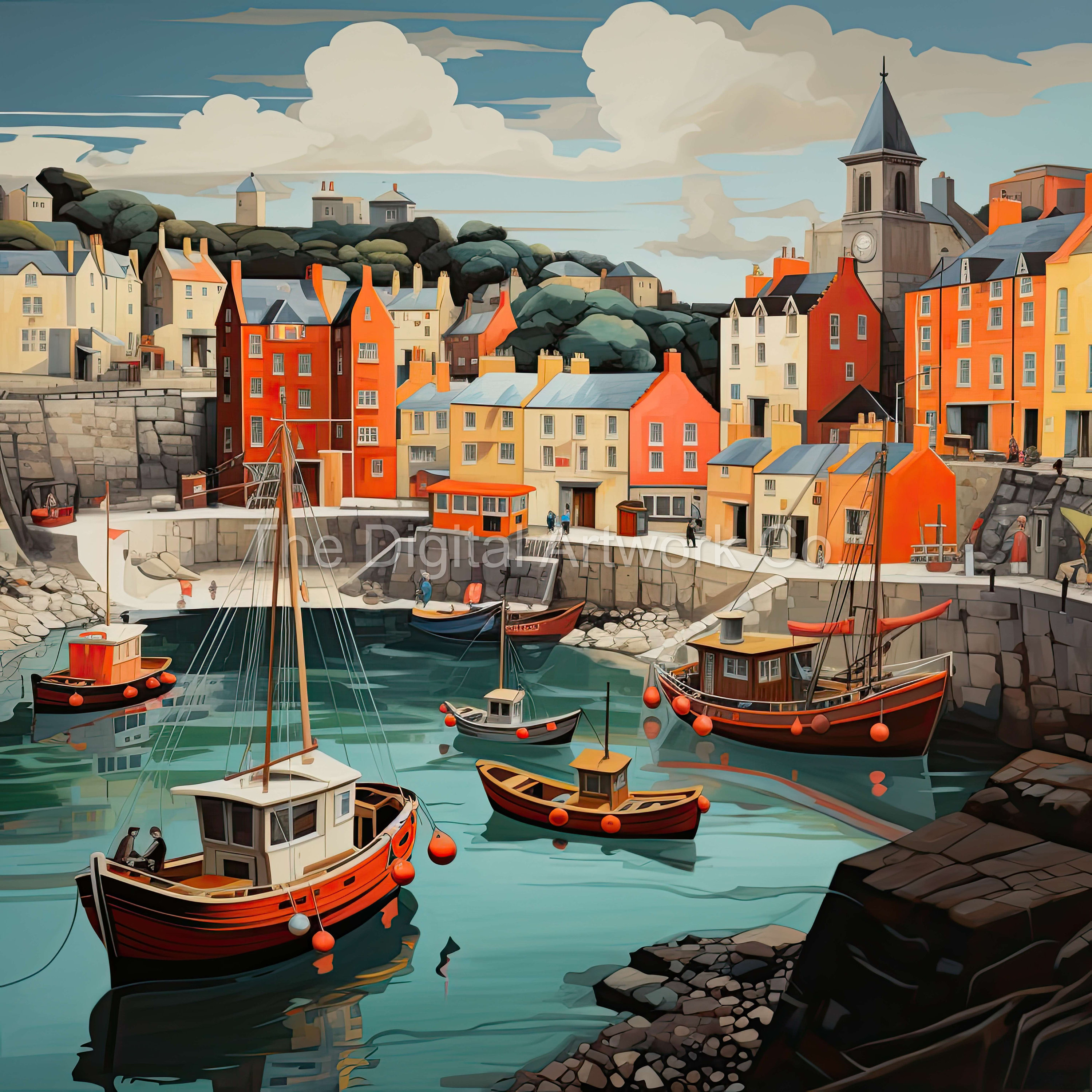 12 High Quality Designs of Harbour Scenes 3 12 Jpgs - Etsy UK
