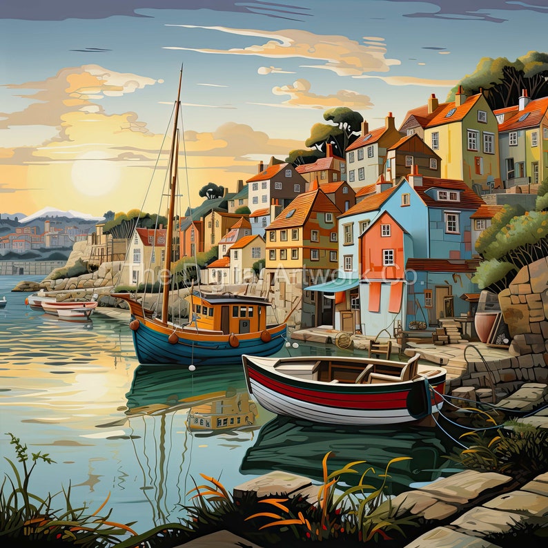 12 High Quality Designs of Harbour Scenes 3 12 Jpgs - Etsy