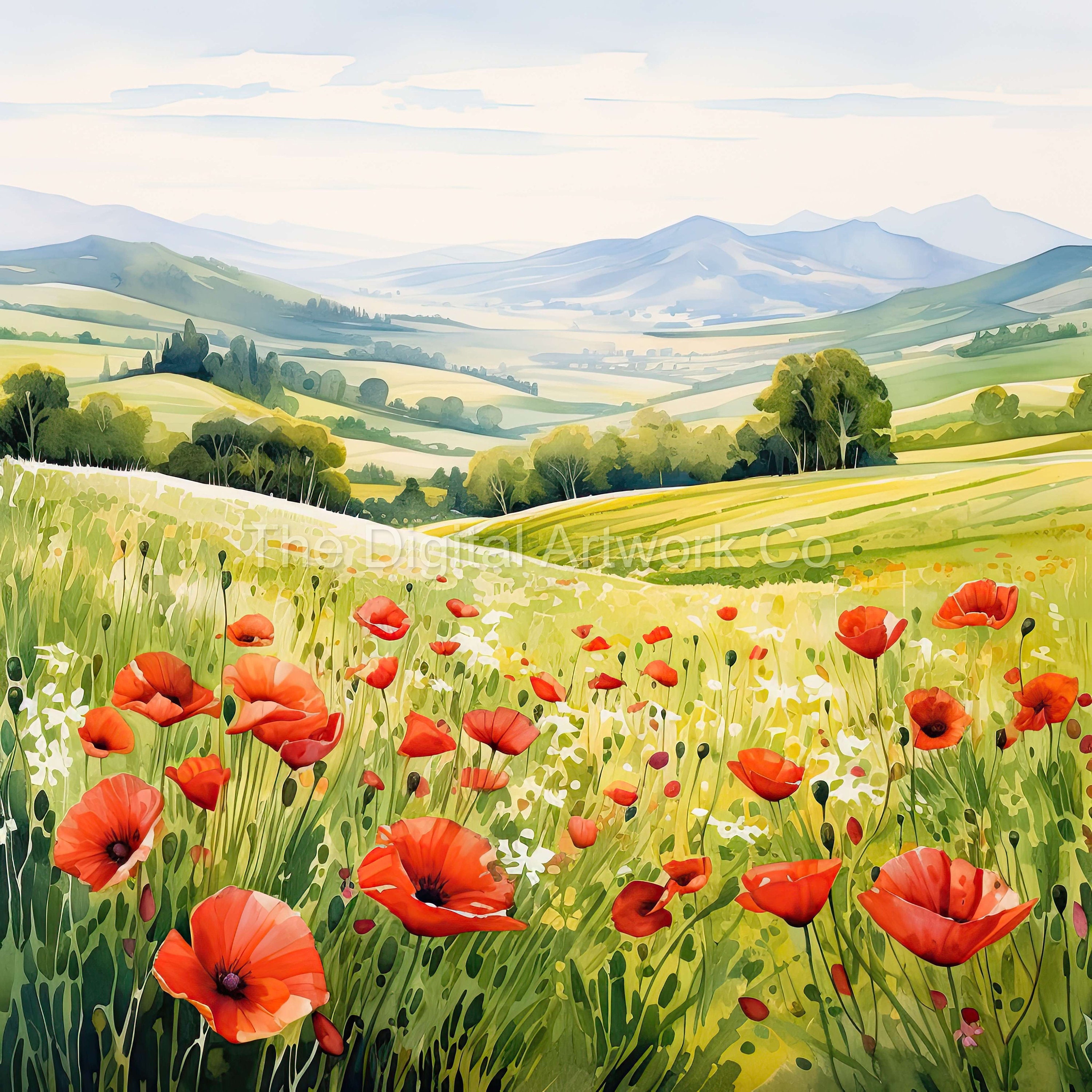 12 High Quality Designs of Poppy Field Backgrounds Jpgs - Etsy UK
