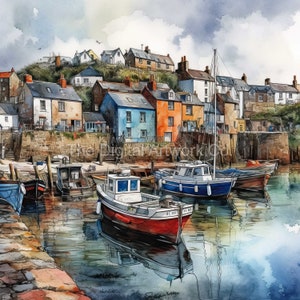 12 High Quality Designs of Harbour Scenes Jpgs - Digital Print ...