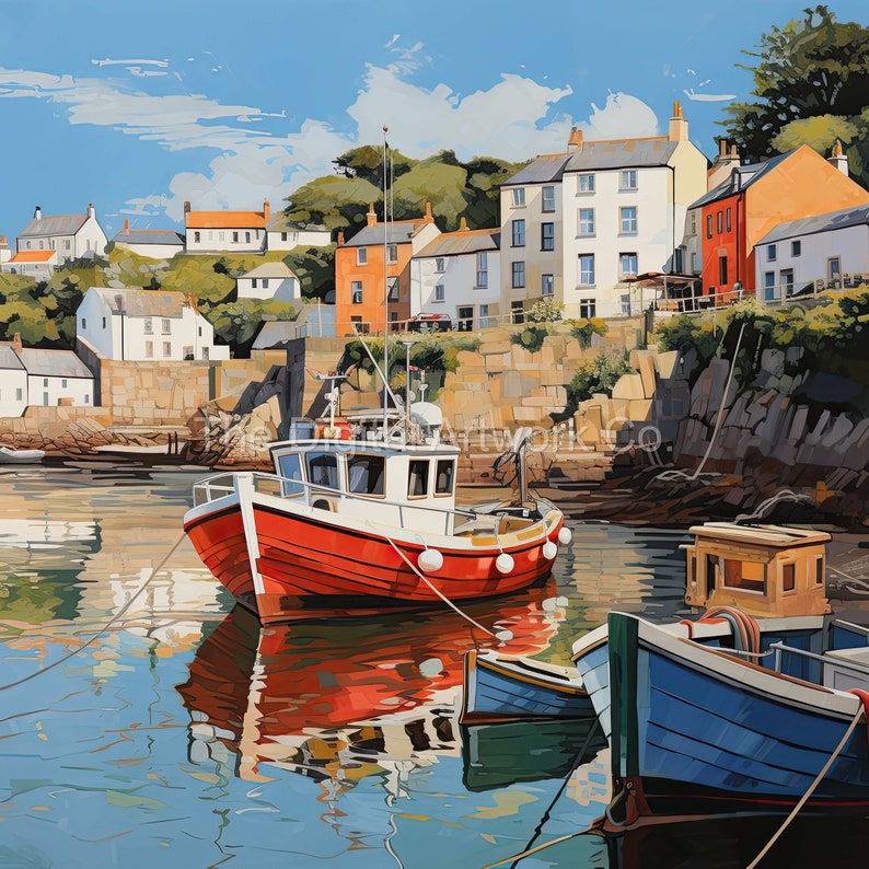 12 High Quality Designs of Harbour Scenes 3 12 Jpgs - Etsy UK