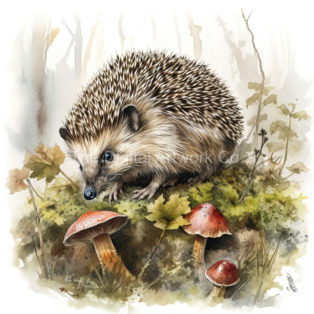 12 High Quality Designs of Adorable Hedgehogs Clip Art 12 Jpgs ...