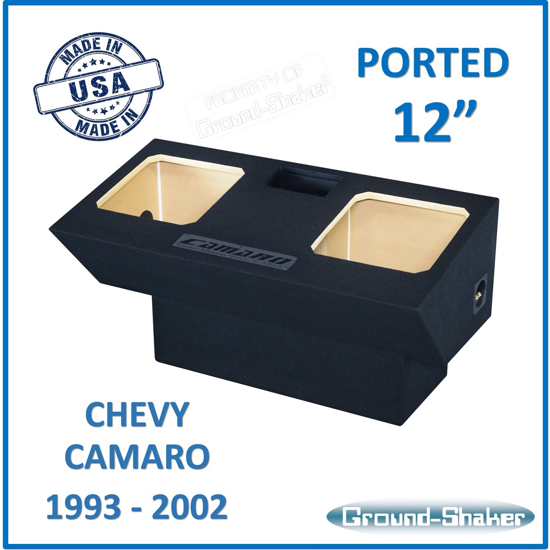Chevy Camaro 1993-2002 12" Dual Ported Solo Baric Sub Box Subwoofer ...