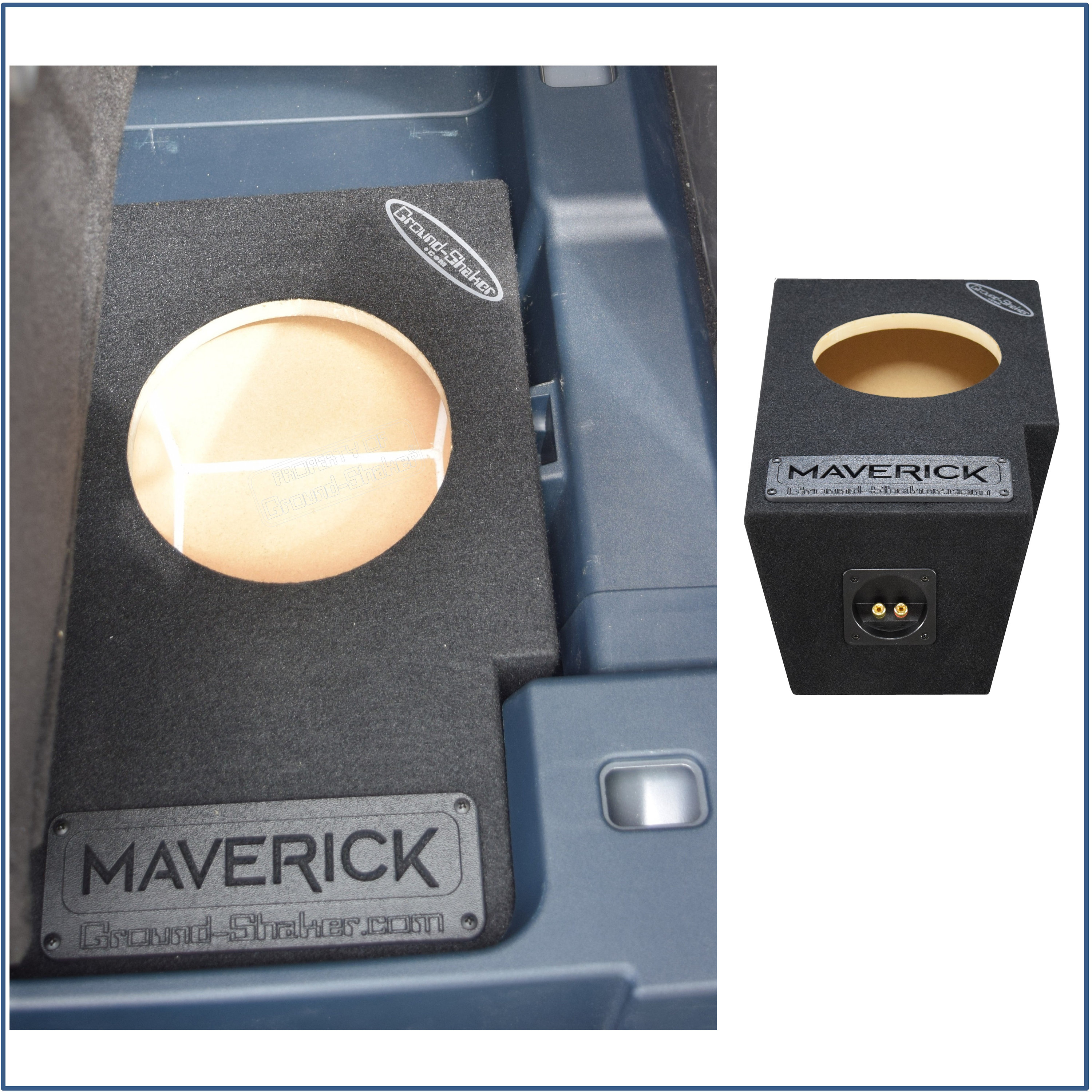 Ford Maverick 2022 2024 8 Single Sub Box PASSENGER SIDE Subwoofer ...