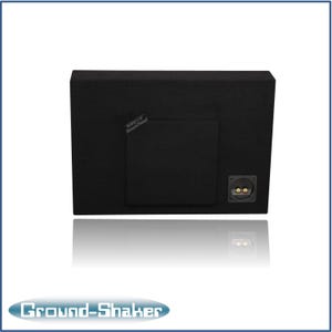 10" Single Sealed Shallow Mount Sub Box Slim Speaker Box Subwoofer ...