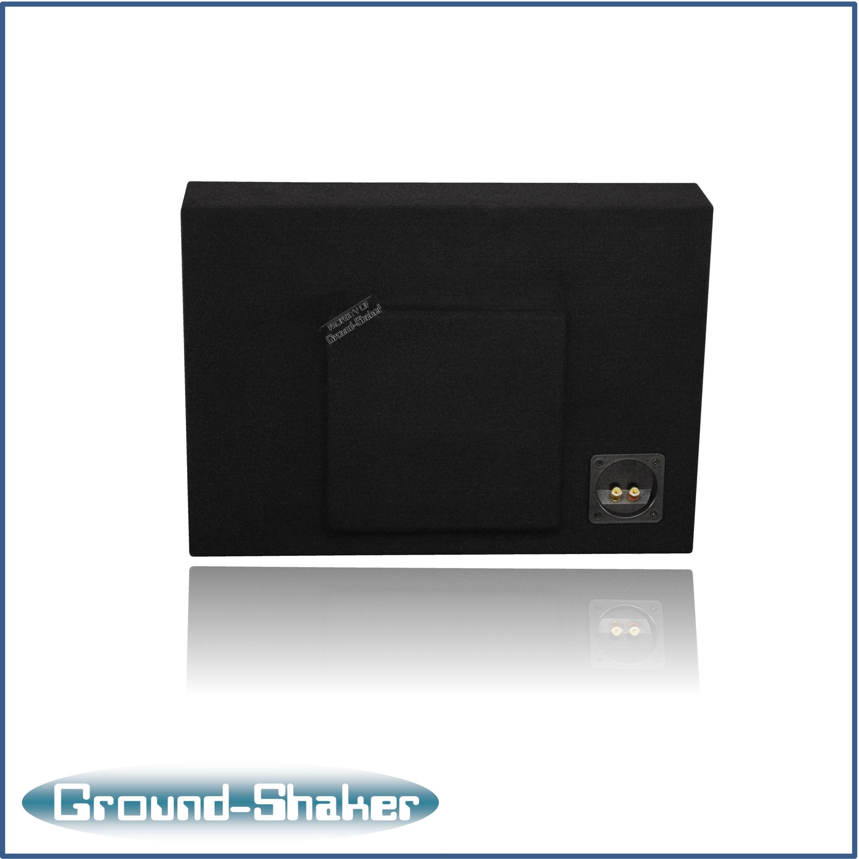 10" Single Sealed Shallow Mount Sub Box Slim Speaker Box Subwoofer ...