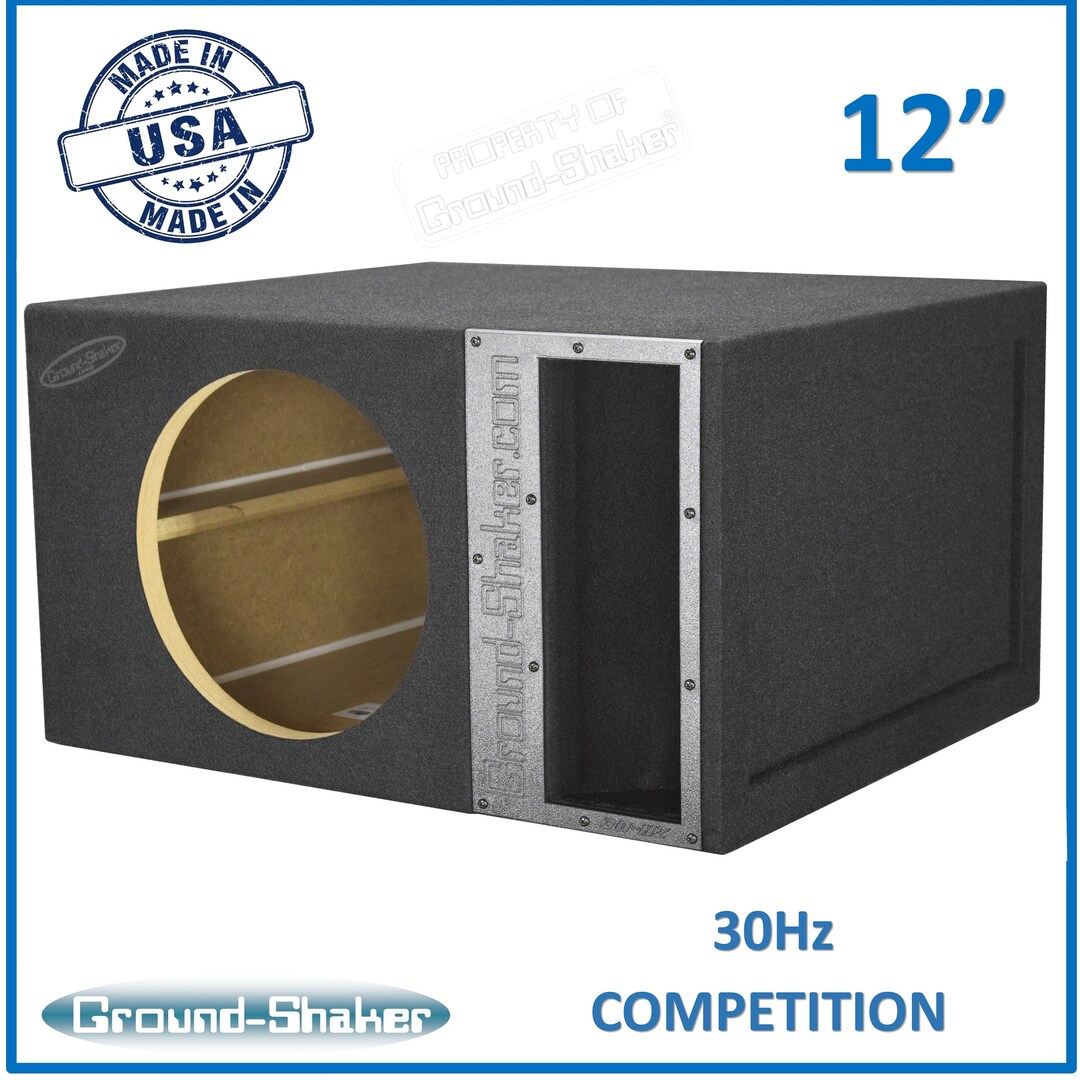 Single 12 Competition Ported Sub Box Single 8 Subwoofer Enclosure ...