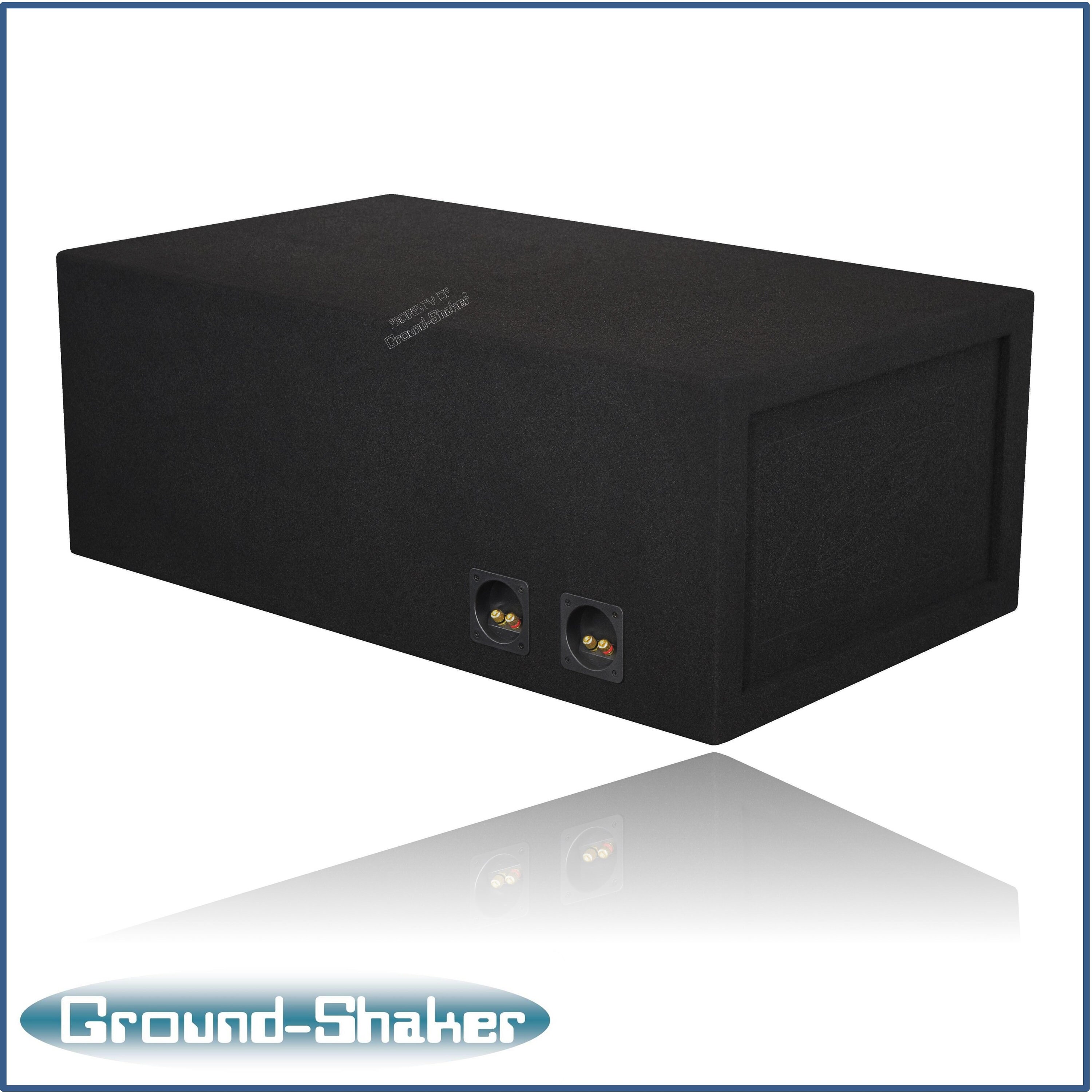 12 Dual Competition Ported Vented Sub Box Dual Subwoofer Enclosure ...