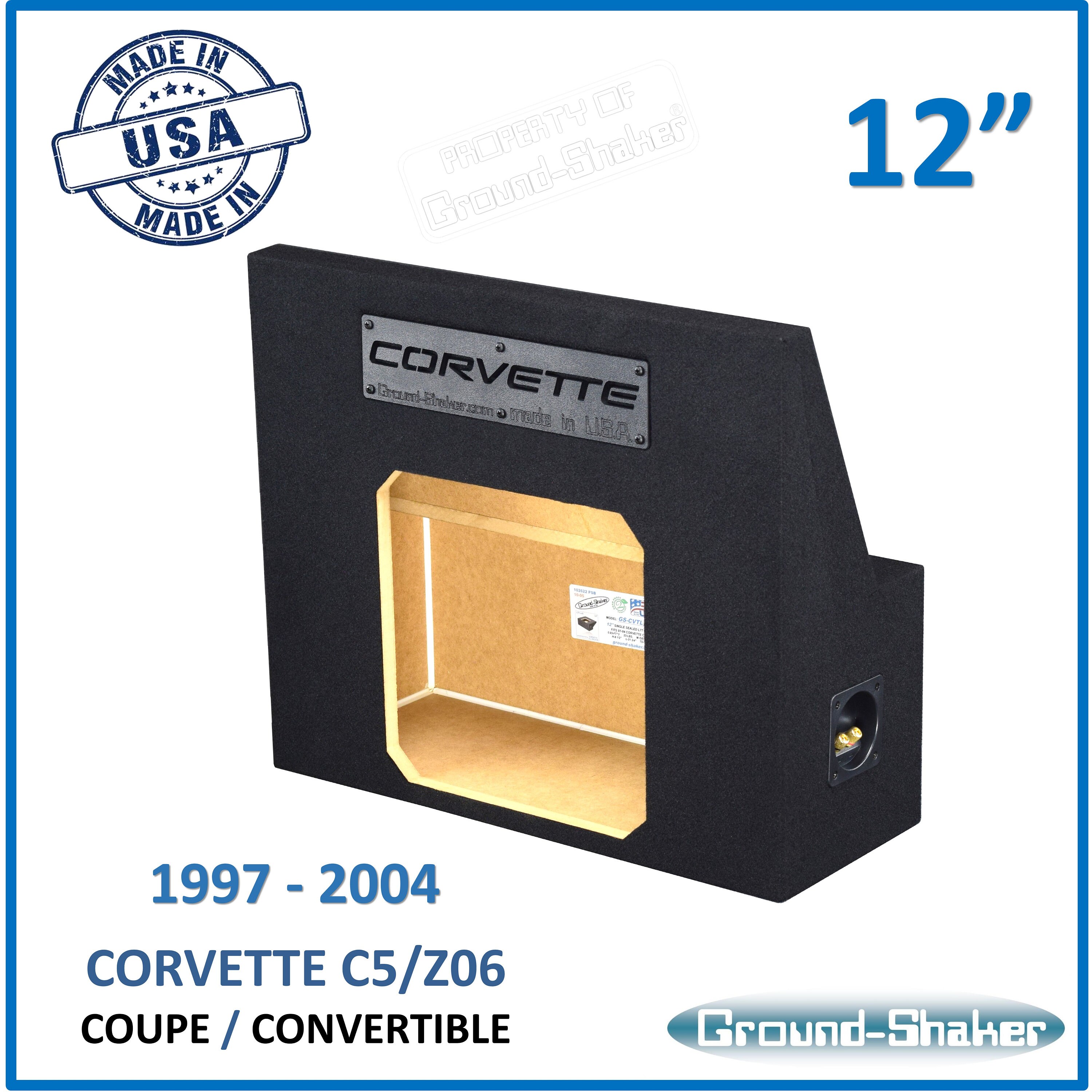 1997-2004 Chevy Corvette C5/Z06 12" Single L7T Sub Box Subwoofer ...