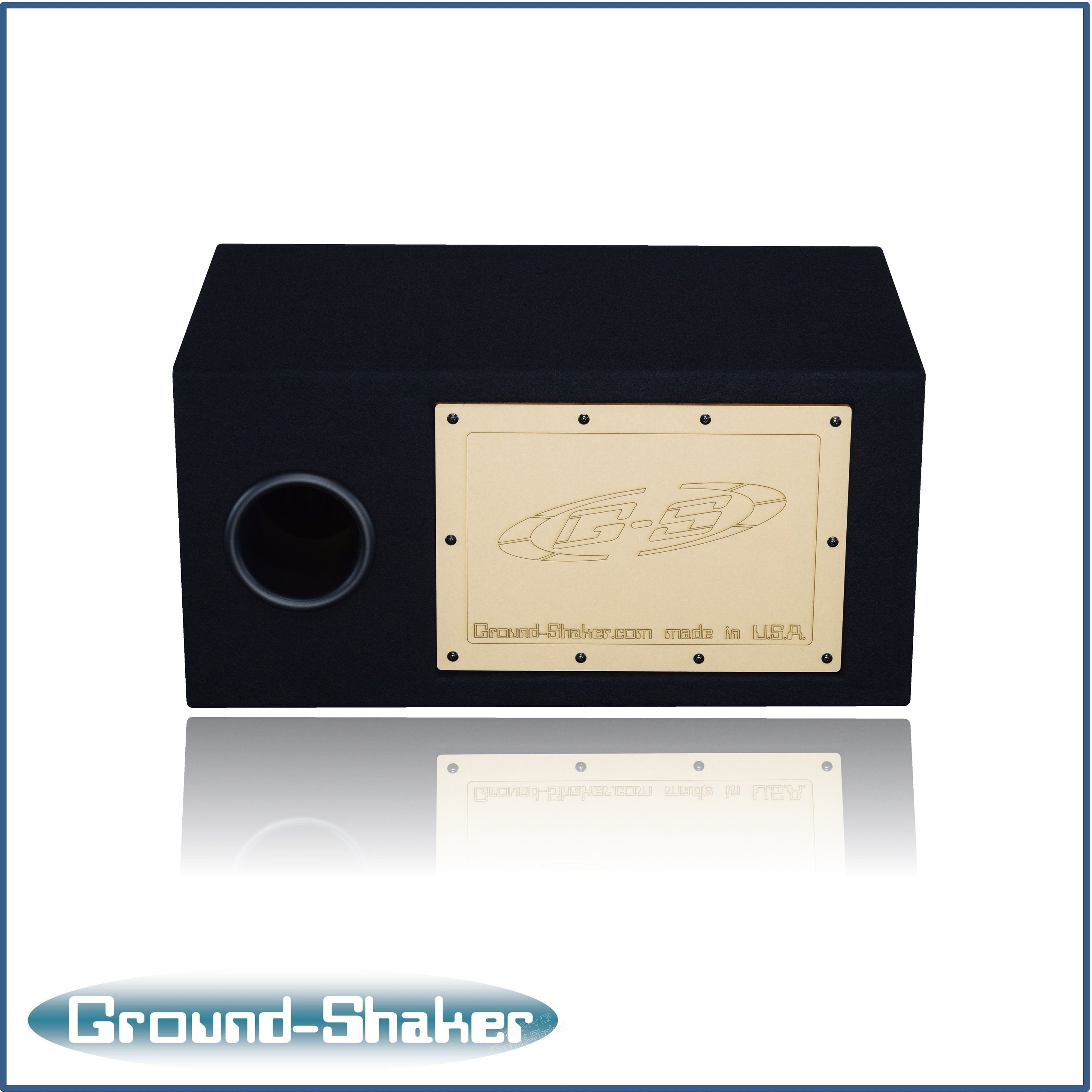 10" Single Bandpass Sub Box Subwoofer Enclosure Single Ported Vented ...