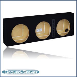 12" Triple Sealed Shallow Mount Sub Box Slim Speaker Box Subwoofer ...