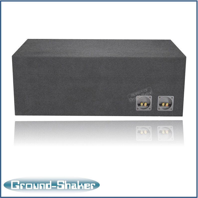 12 Sub Box 32hz Dual Ported Vented Subwoofer Enclosure Ground Shaker ...