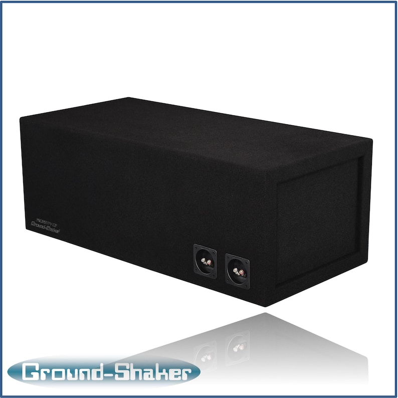 12" Sub Box 32hz Dual Ported Vented Subwoofer Enclosure Ground Shaker ...