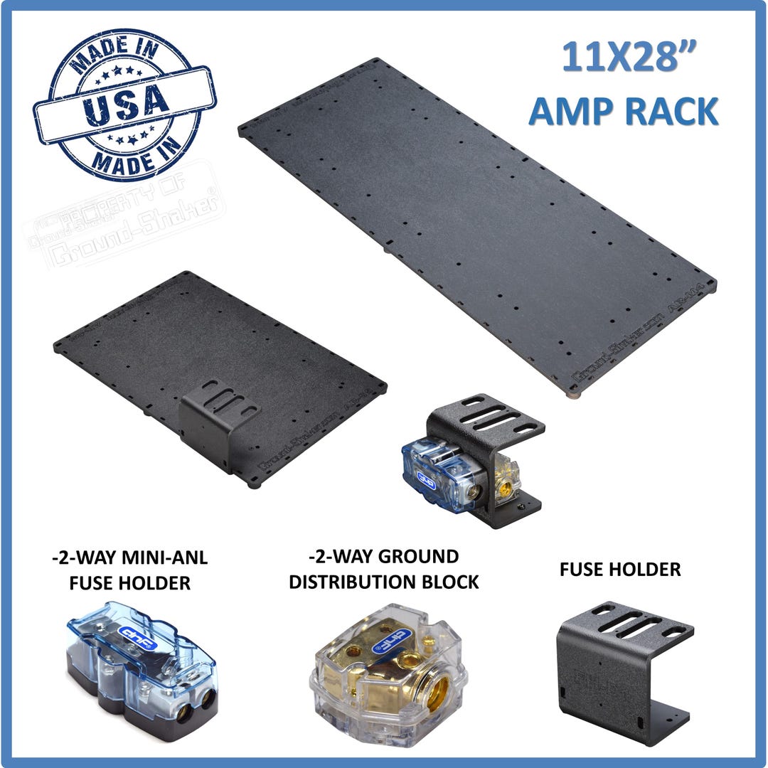 Amplifier Holder Amp Rack Amp Holder Dual Fuse Holder Size 11X28 Car ...