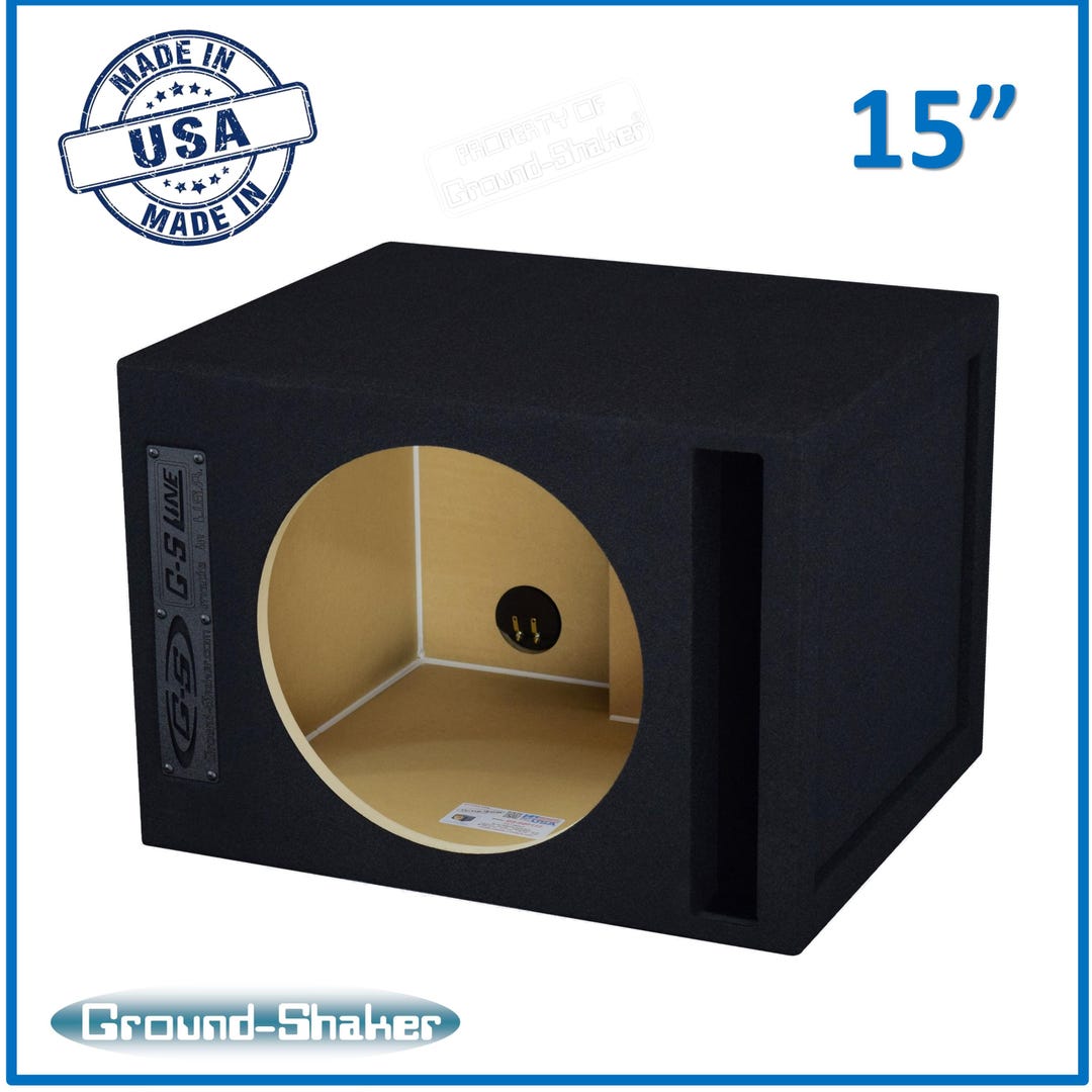 15" Single Ported Sub Box Subwoofer Enclosure Ground Shaker 15" Speaker ...