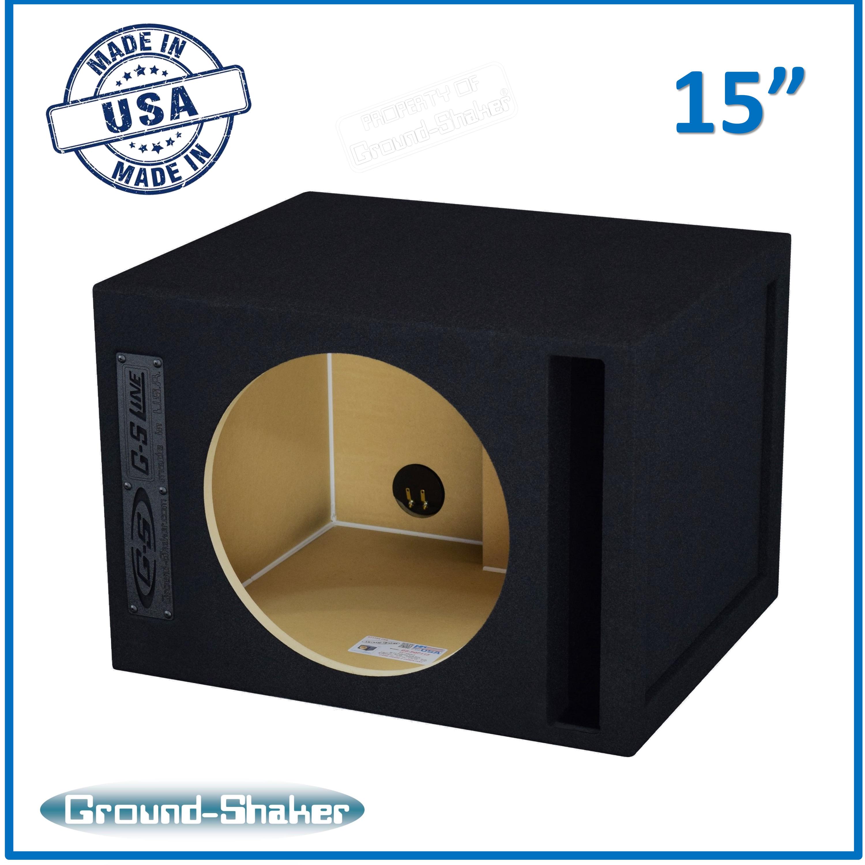 15 Single Ported Sub Box Subwoofer Enclosure Ground Shaker 15 Speaker ...