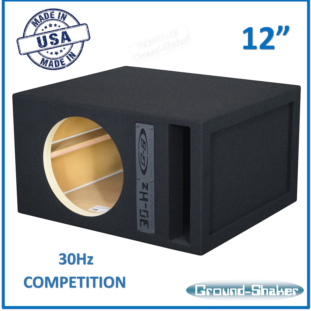 Single 12" Competition Ported Sub Box Single 8" Subwoofer Enclosure ...